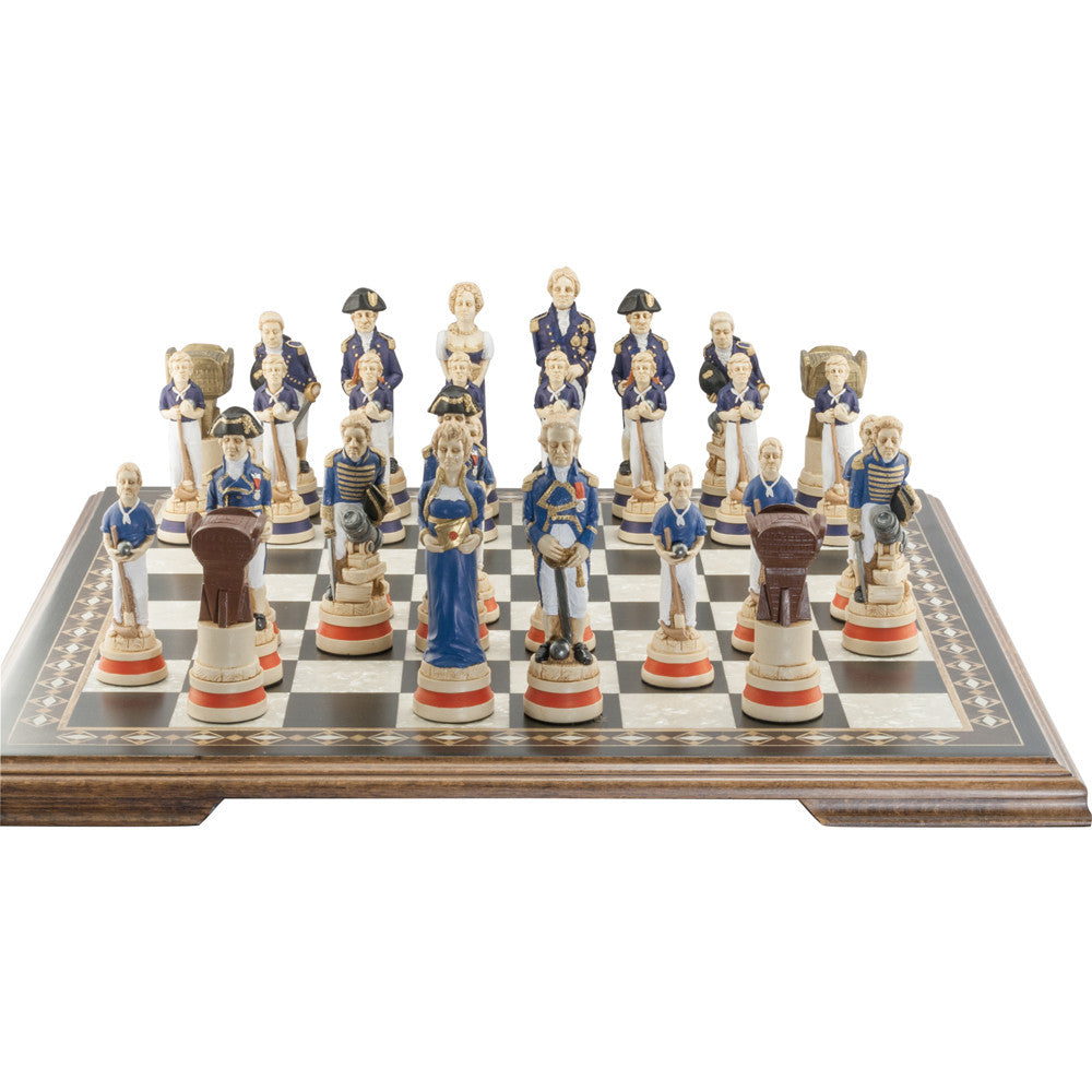 Battle of Trafalgar Hand Painted Chess Set – TimeLine Gifts