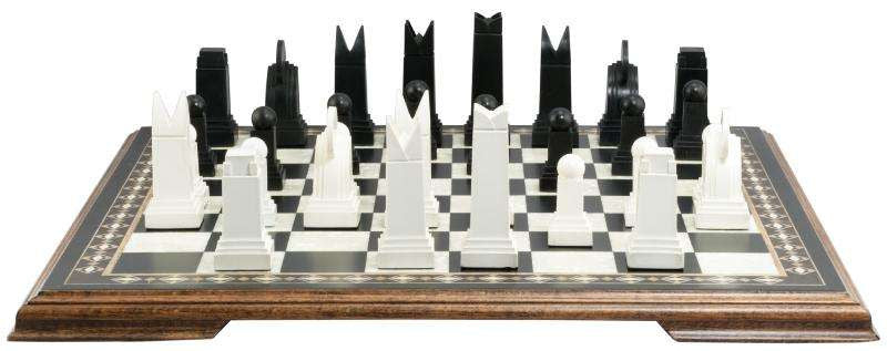 Art Deco Chess Set - Elegant and Timeless Design – TimeLine Gifts